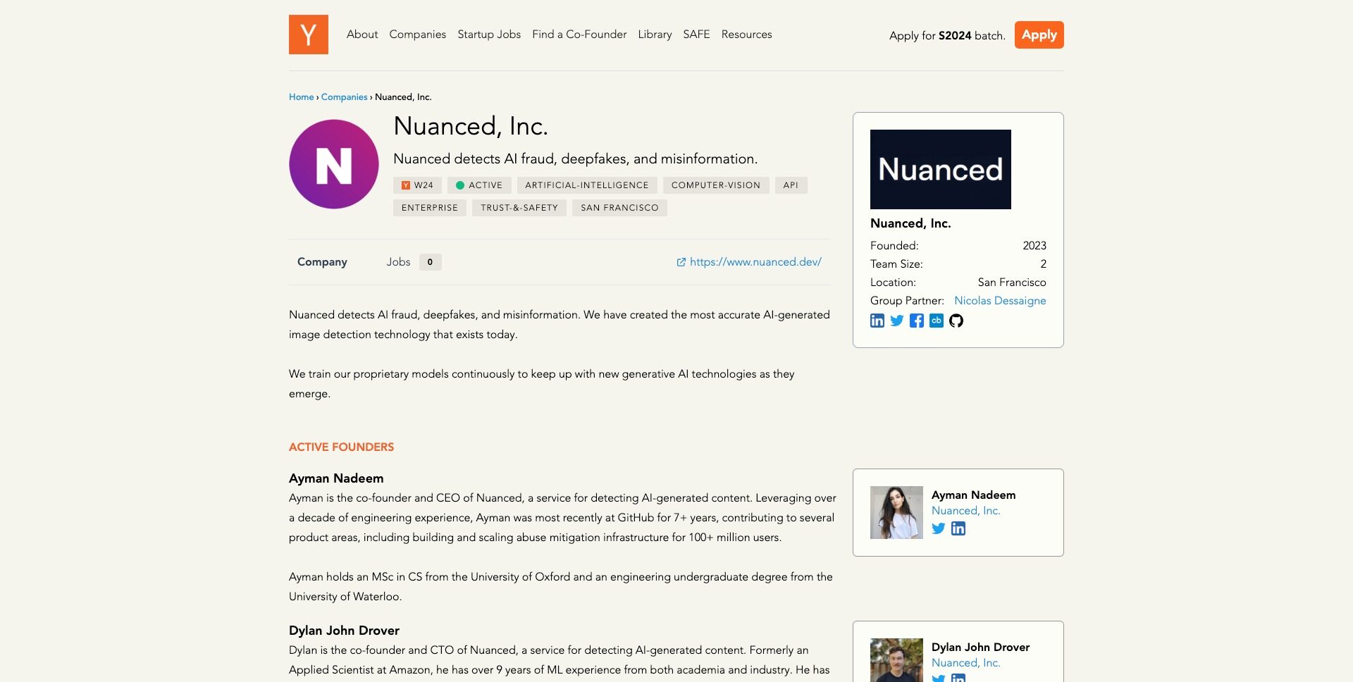 YC W24に採択された生成AI/AIスタートアップ90社 | DeskrexAIリサーチ