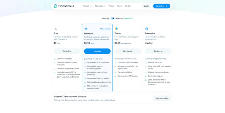 研究を効率化するAI論文検索ツールConsensusとは？無料の使い方からサービス比較、メリット・デメリットまで徹底解説！ | DeskrexAIリサーチ